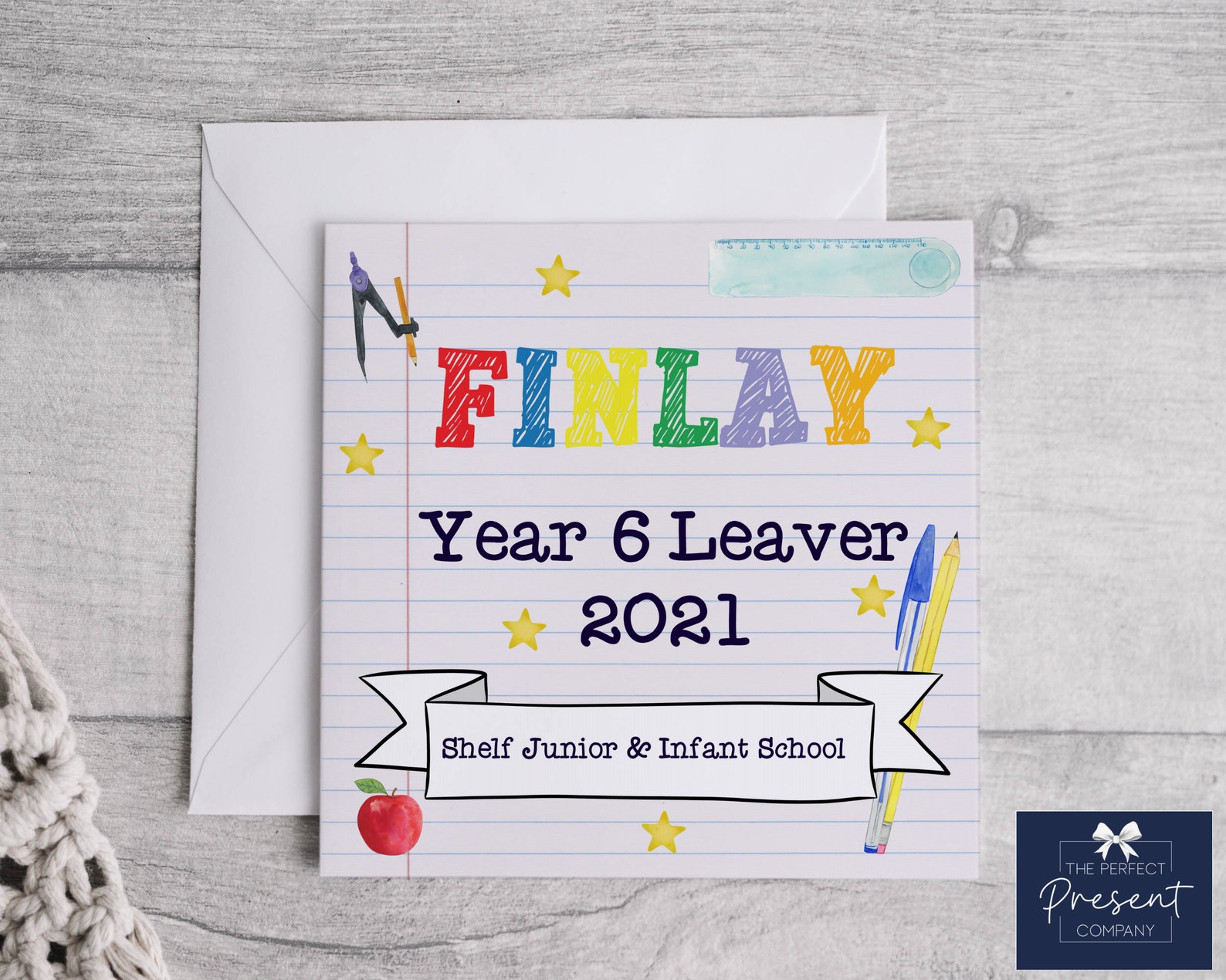 Personalised School Leavers Card | Personalised School Leavers Gift ...