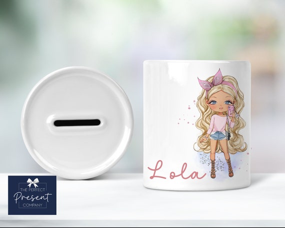 Girls Personalised Money Box Older Girls Money Box Gift - Etsy