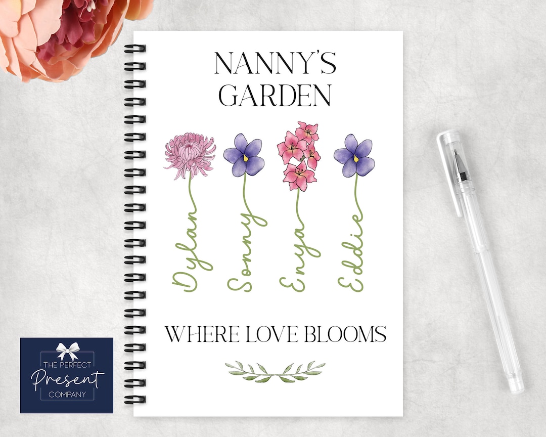 Personalised Notebook | Mother's Day Gift Ideas | Notebook for Mum ...