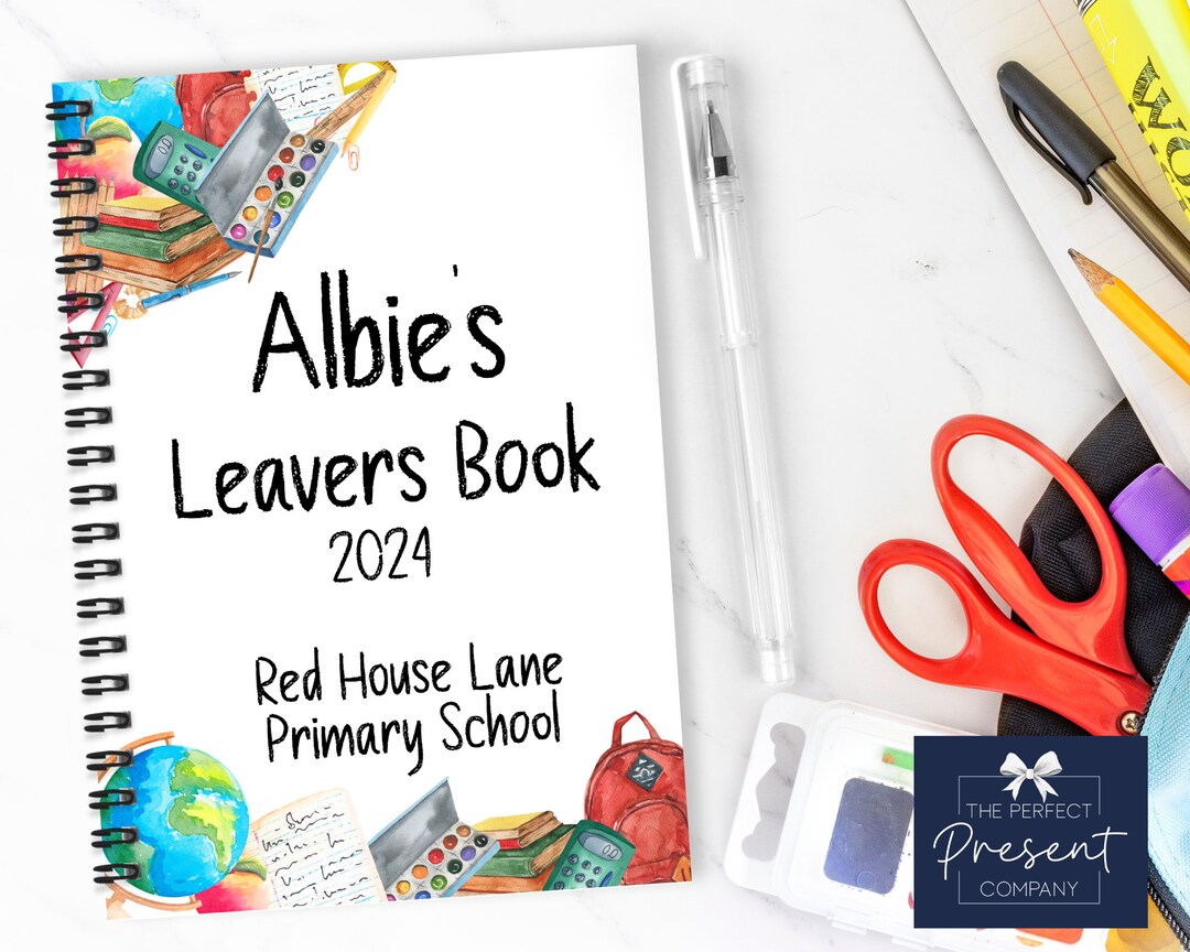 Personalised School Leavers Book | A5 School Leaver Gift | School ...