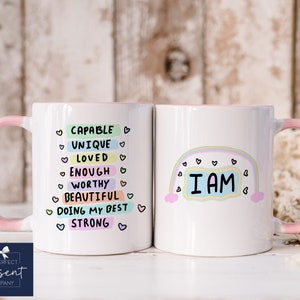 Positive Affirmations Mug | Self Love Mug | Daily Affirmations Mug ...