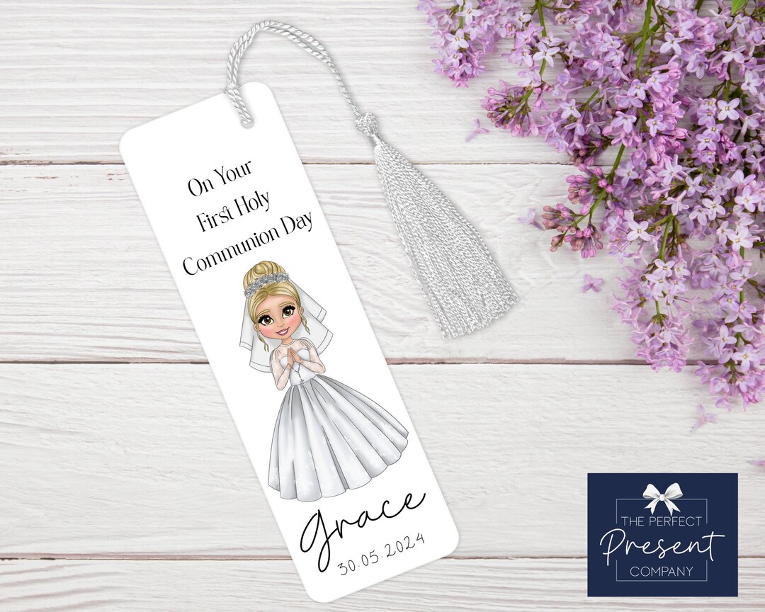 Personalised Girls First Holy Communion Gift | First Holy Communion ...
