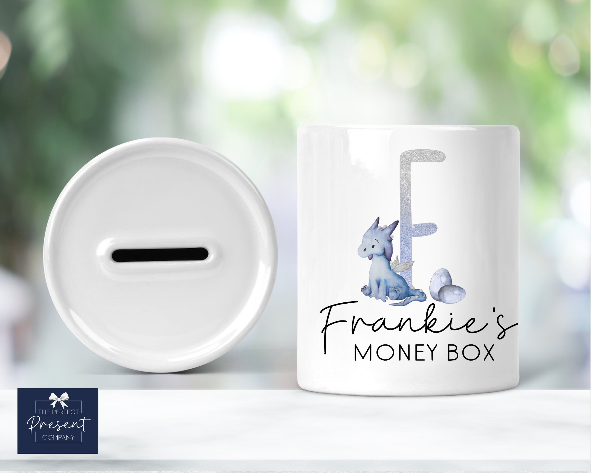 Personalised Dragon Money Box, Girls Money Box, Boy's Money Box ...