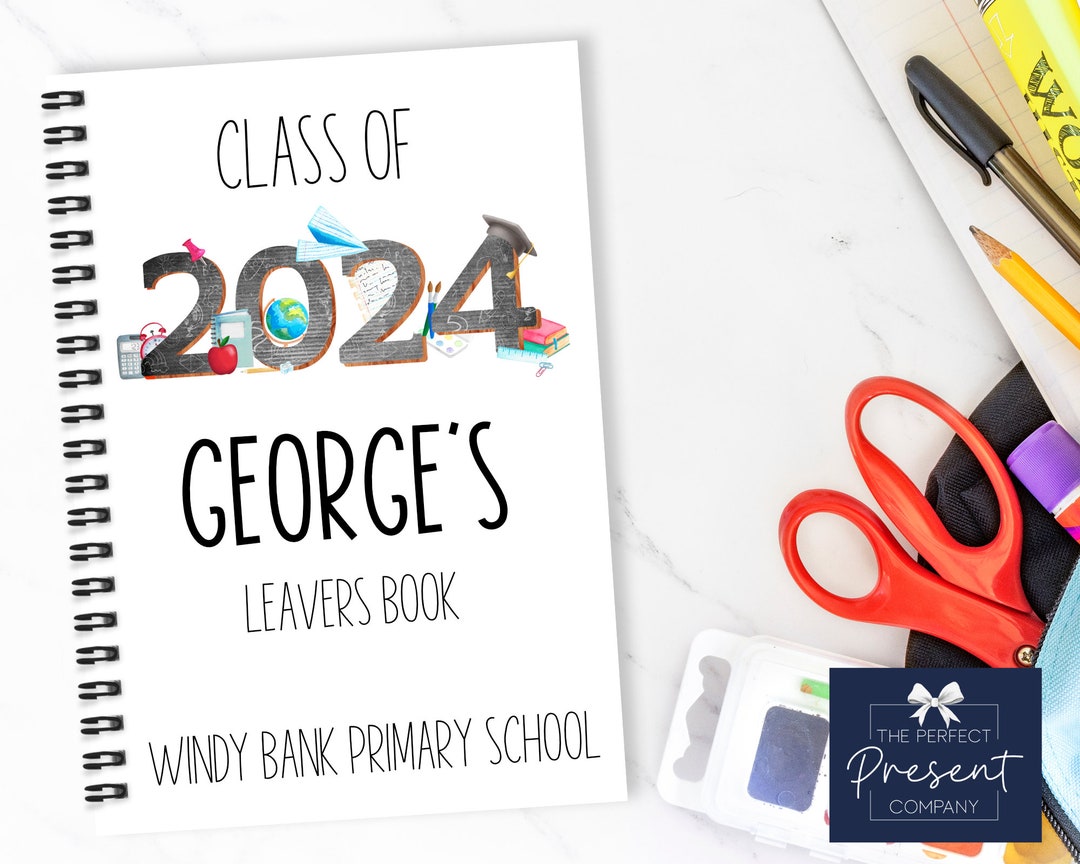 Personalised School Leavers Book | Personalised School Leavers Gift ...