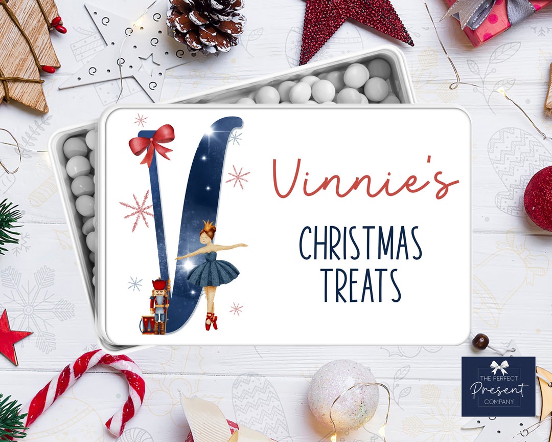 Personalised Nutcracker Christmas Tin | Nutcracker Gift Tin ...
