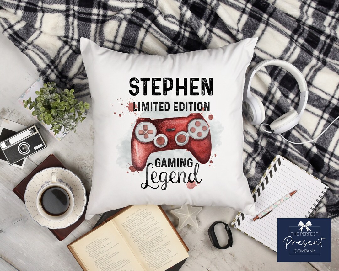Personalised Gamer Cushion | Gaming Legend Cushion | Personalised ...