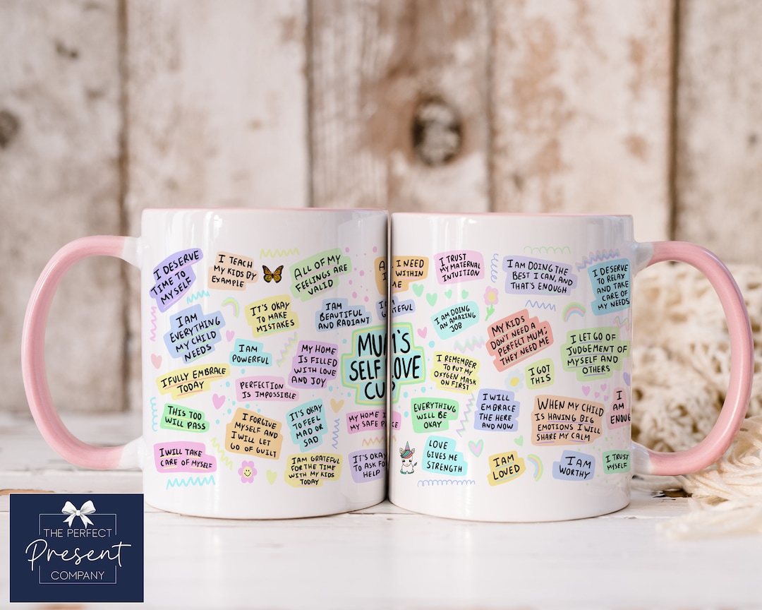 Mums Self Love Mug | Self Love Mug | Daily Affirmations Mug | Mental ...