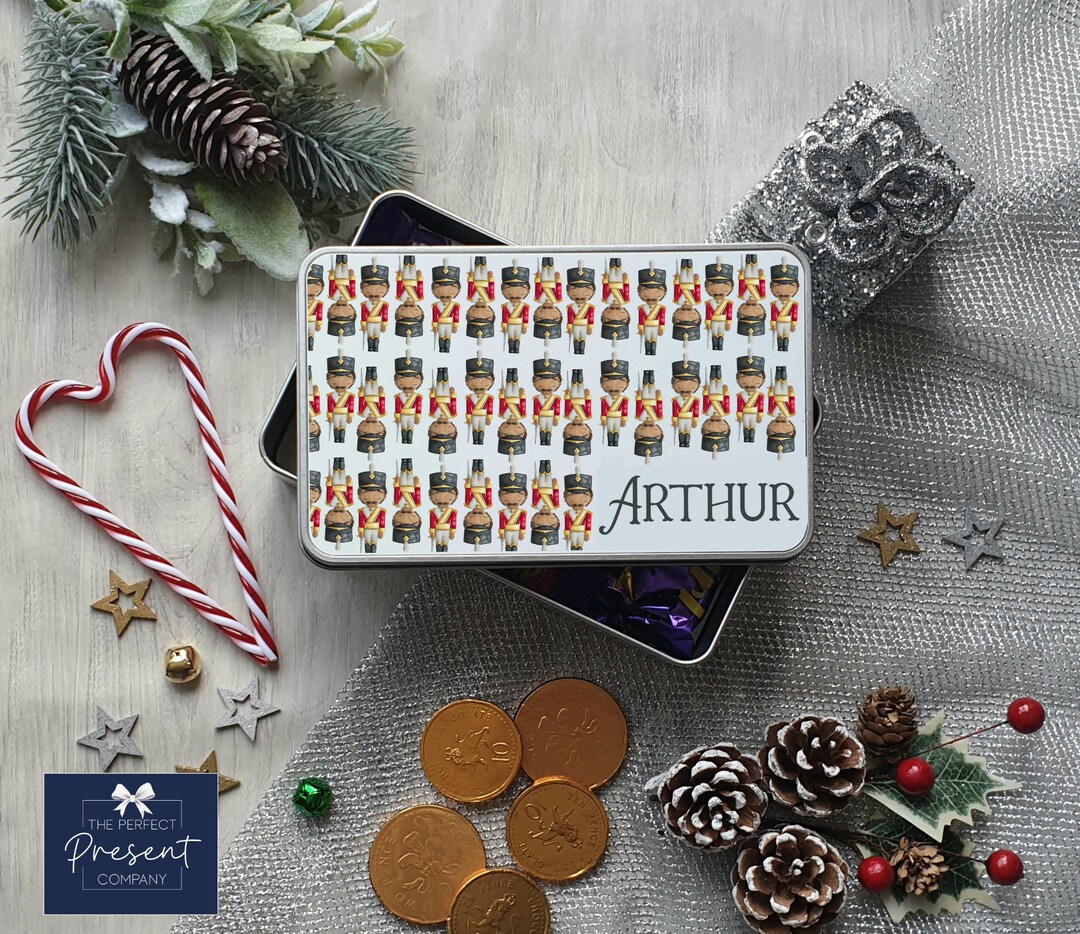 Personalised Nutcracker Christmas Tin | Nutcracker Xmas Gift Tin ...