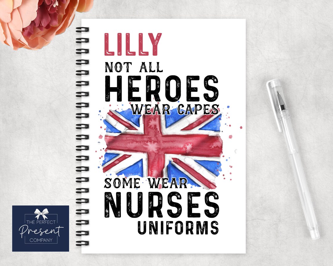 Personalised Nurse Notebook | Nurse Notes | Gift for Nurse | Gift for ...