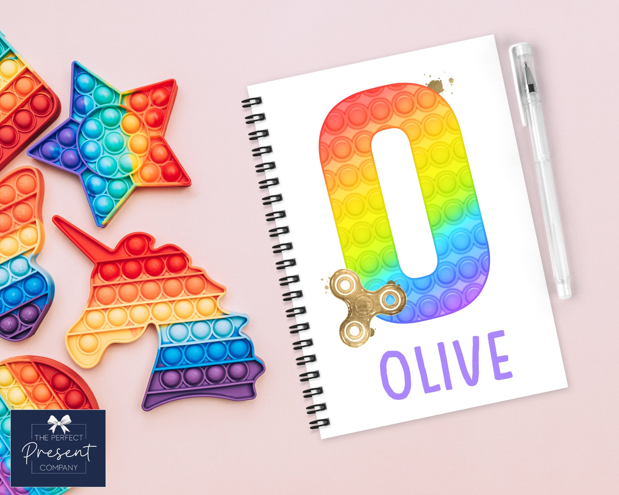 Personalised Notebook Children's Notebook Fidget Toy - Etsy UK