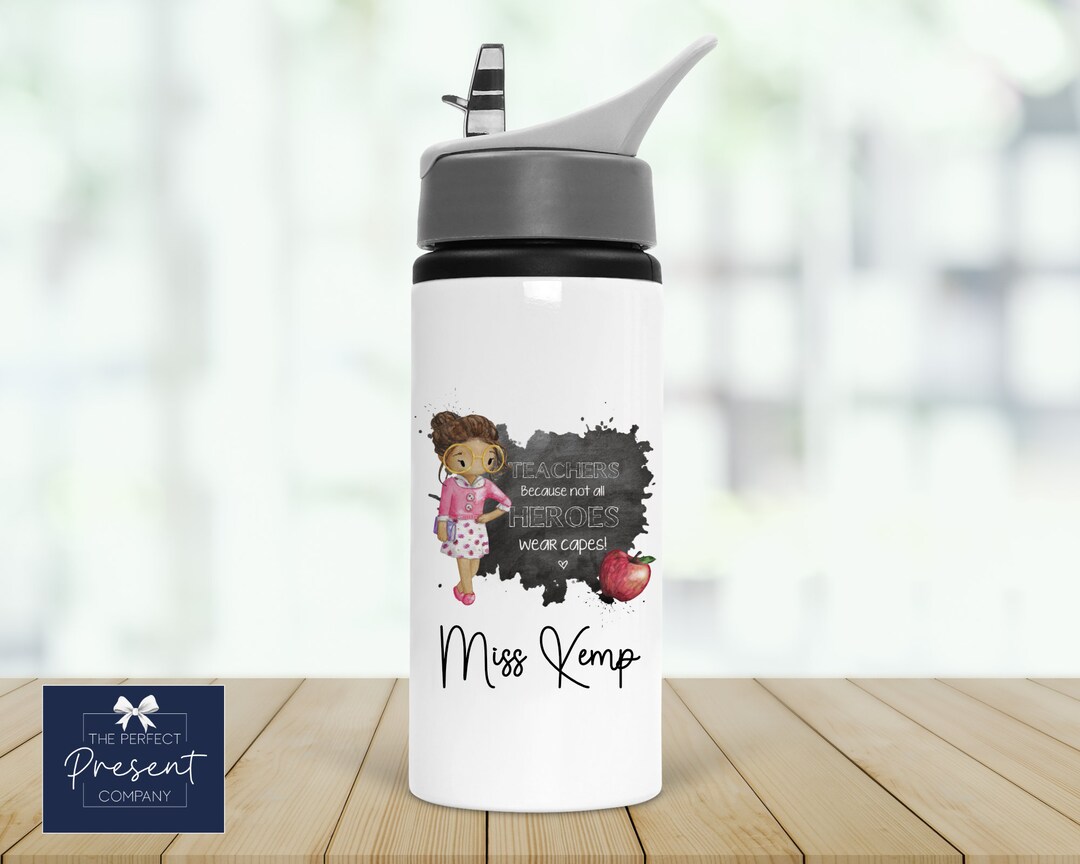 Personalised Teacher Bottle | Teacher Drinks Bottle | Teacher Water ...
