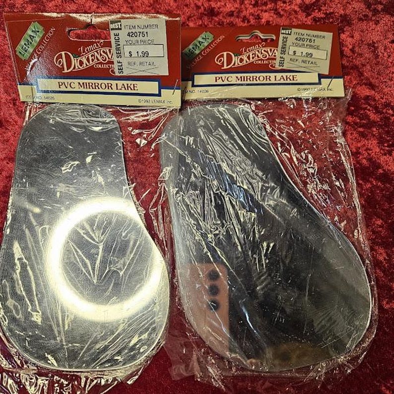 Lemax Dickensvale Village Collection 2 Lakes ! Brick Road (1991-1992 ...
