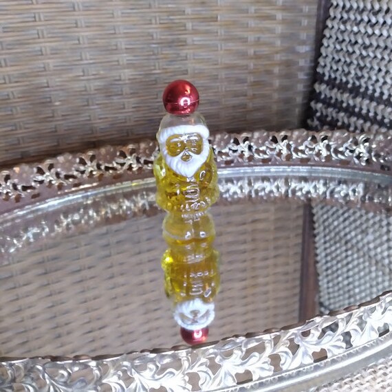 Avon Glass Jolly Santa "Here's My Heart" Full Christm… - Gem