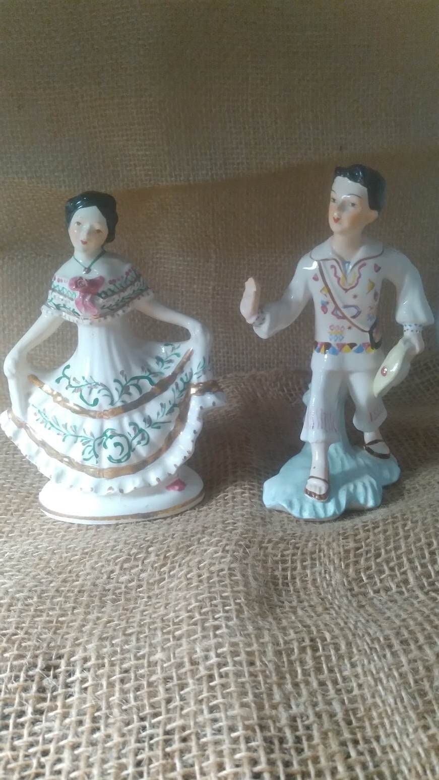 Porcelain Dancing Couple NB With Crown Mark Vintage - Etsy