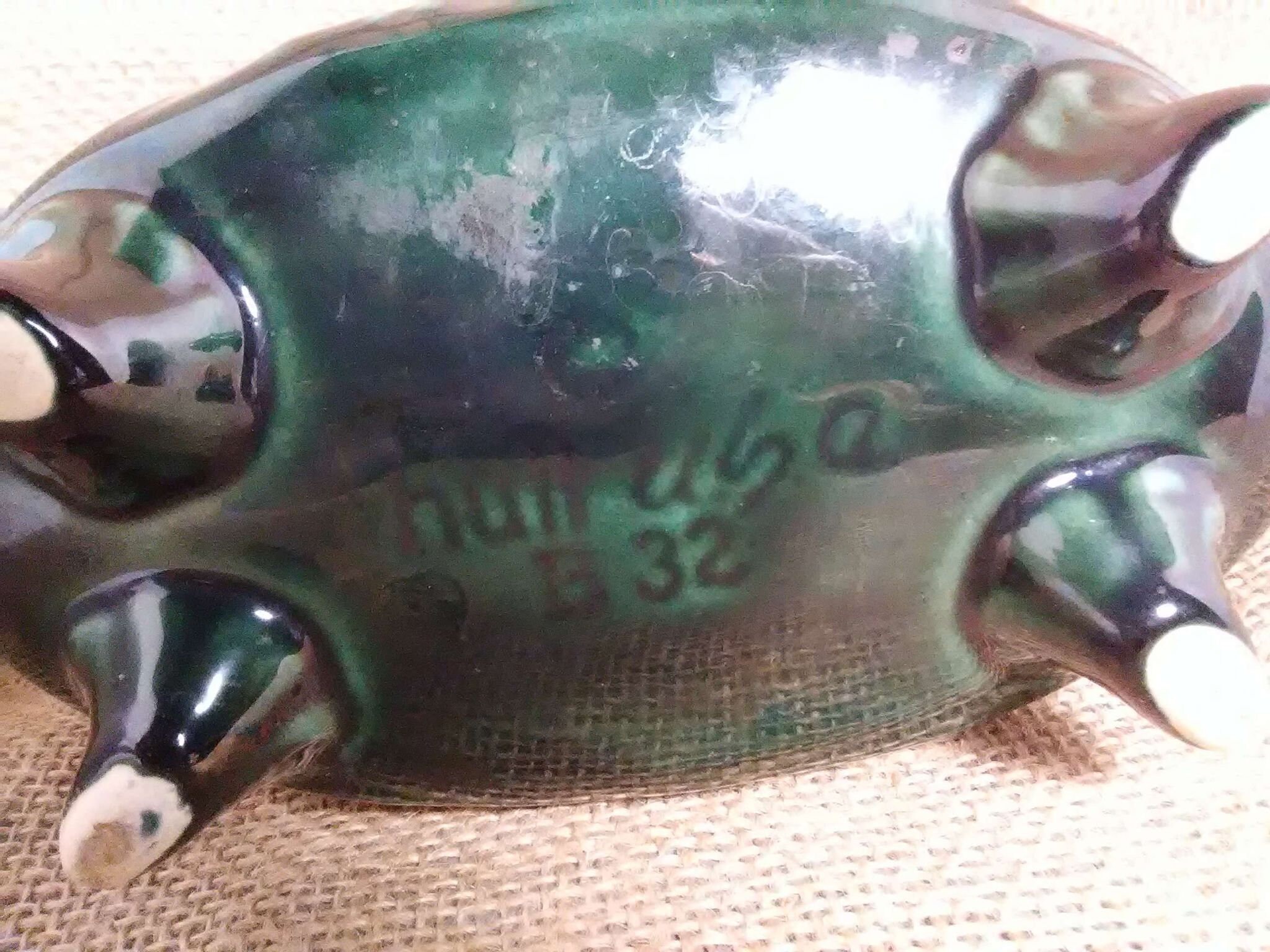 Hull Pottery Planters, Blue Green Flower Pot Drip Glazed Like New ...