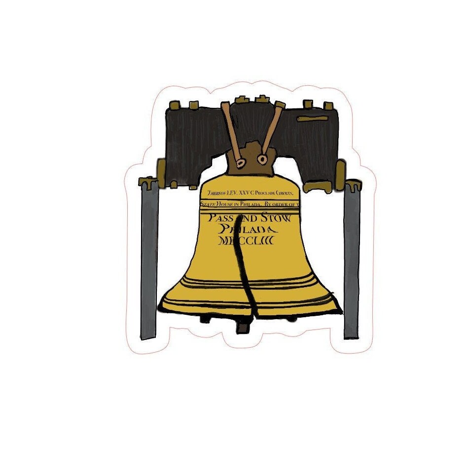 American Liberty Bell Stickers United States History - Etsy