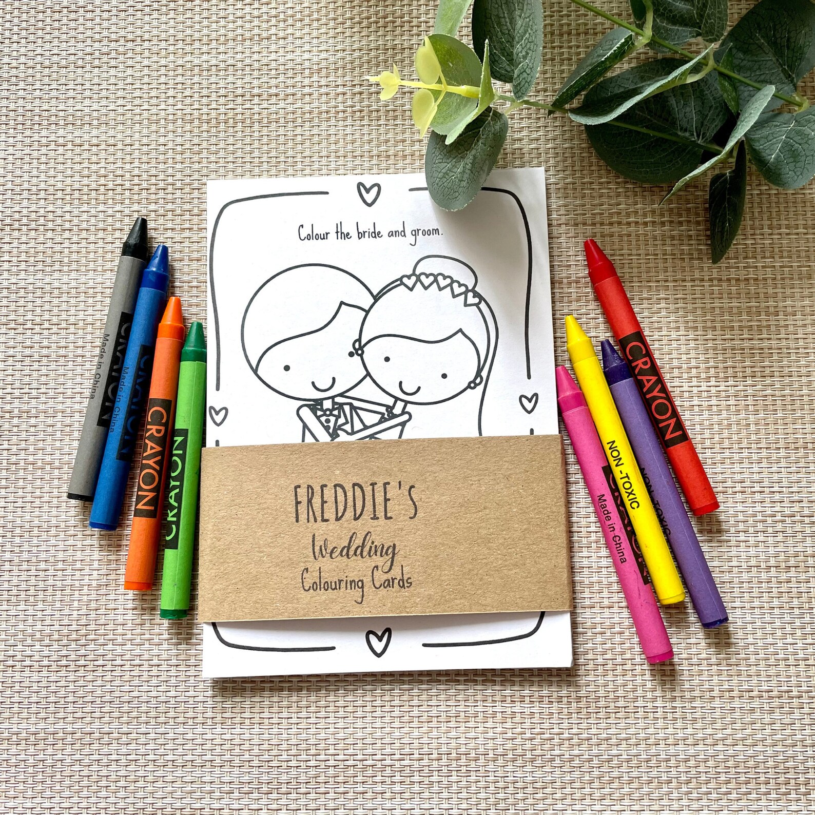 Wedding Activity Pack With Personalised Sleeve Wedding Gift - Etsy UK