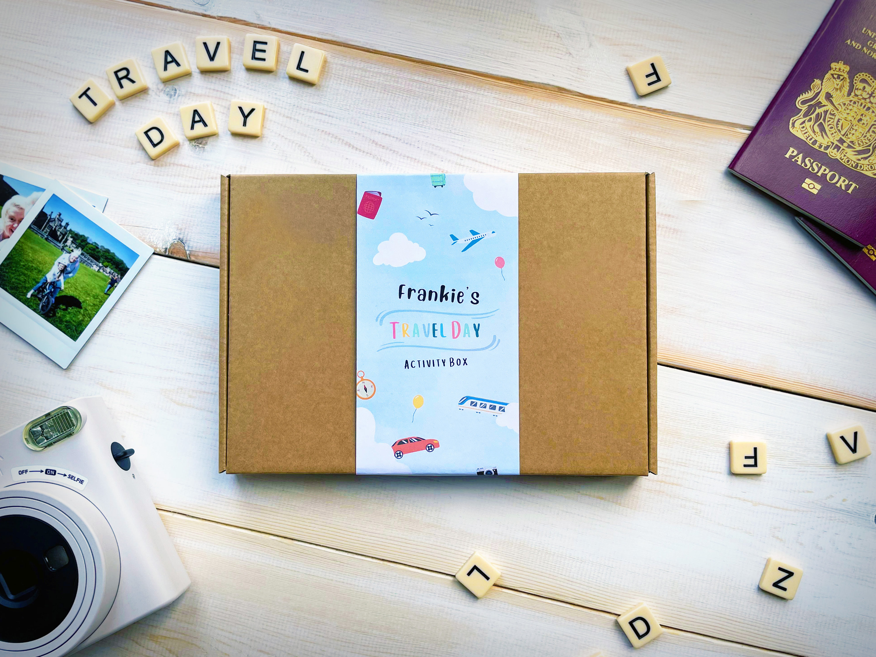Personalised Activity Travel Box for Flight and Car Ride - Etsy UK