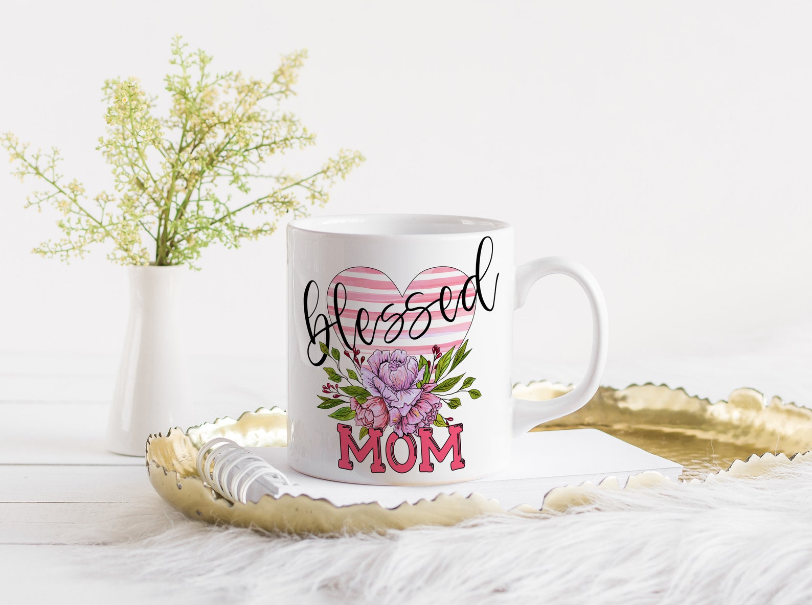 Blessed Mom Sublimation Design Mother's Day Gifts - Etsy