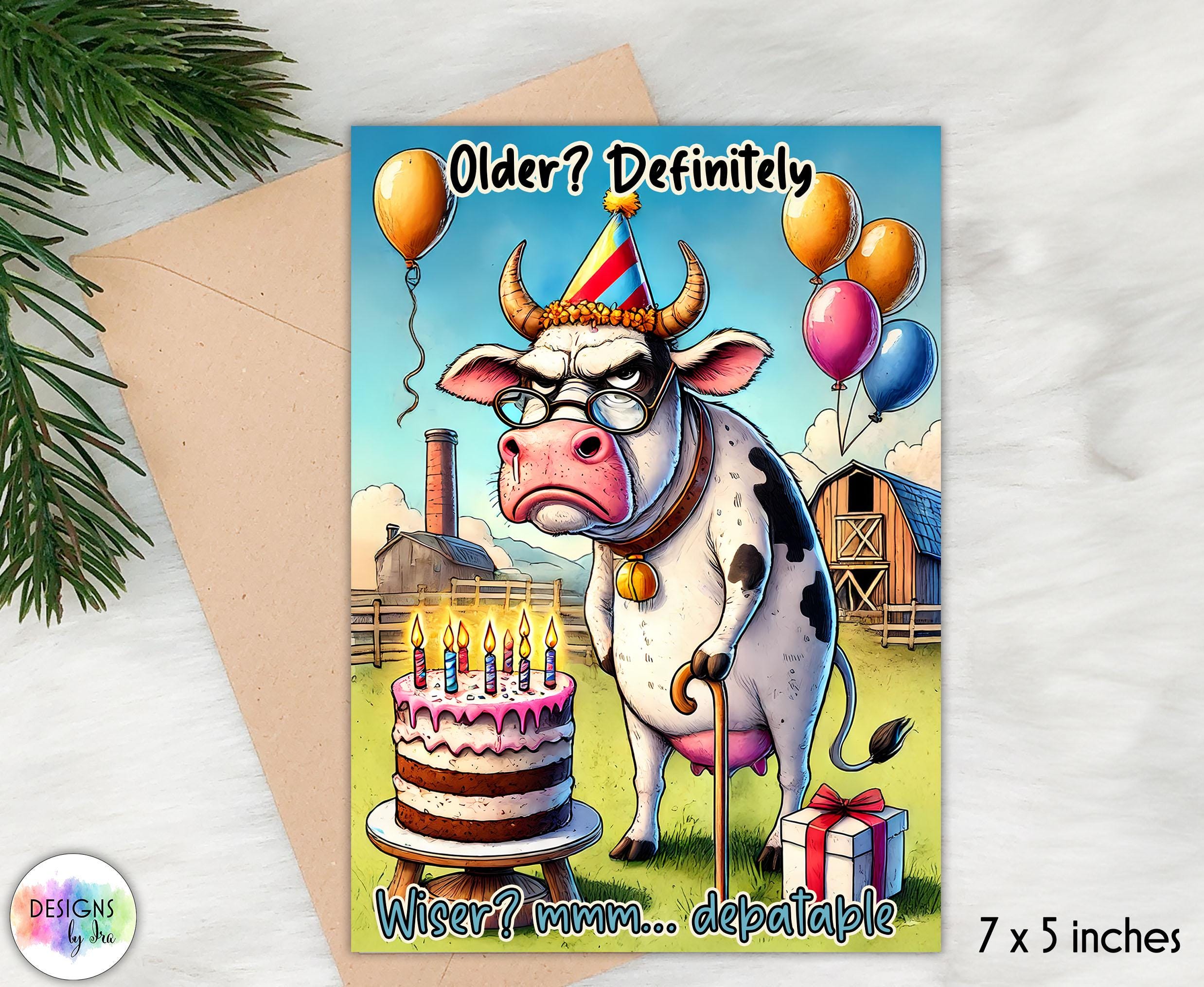 Funny Birthday Cards Bundle, Printable Birthday Cards, Sarcastic ...