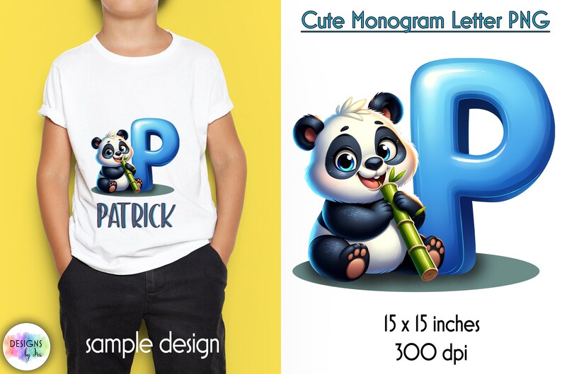 Nursery Alphabet Sublimation Bundle | Cute Kids Monogram Bundle | Baby ...