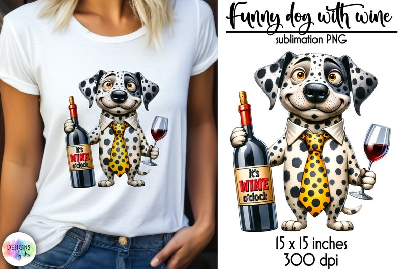 Funny Dogs With Wine PNG Clipart Bundle (digital Download) - Etsy