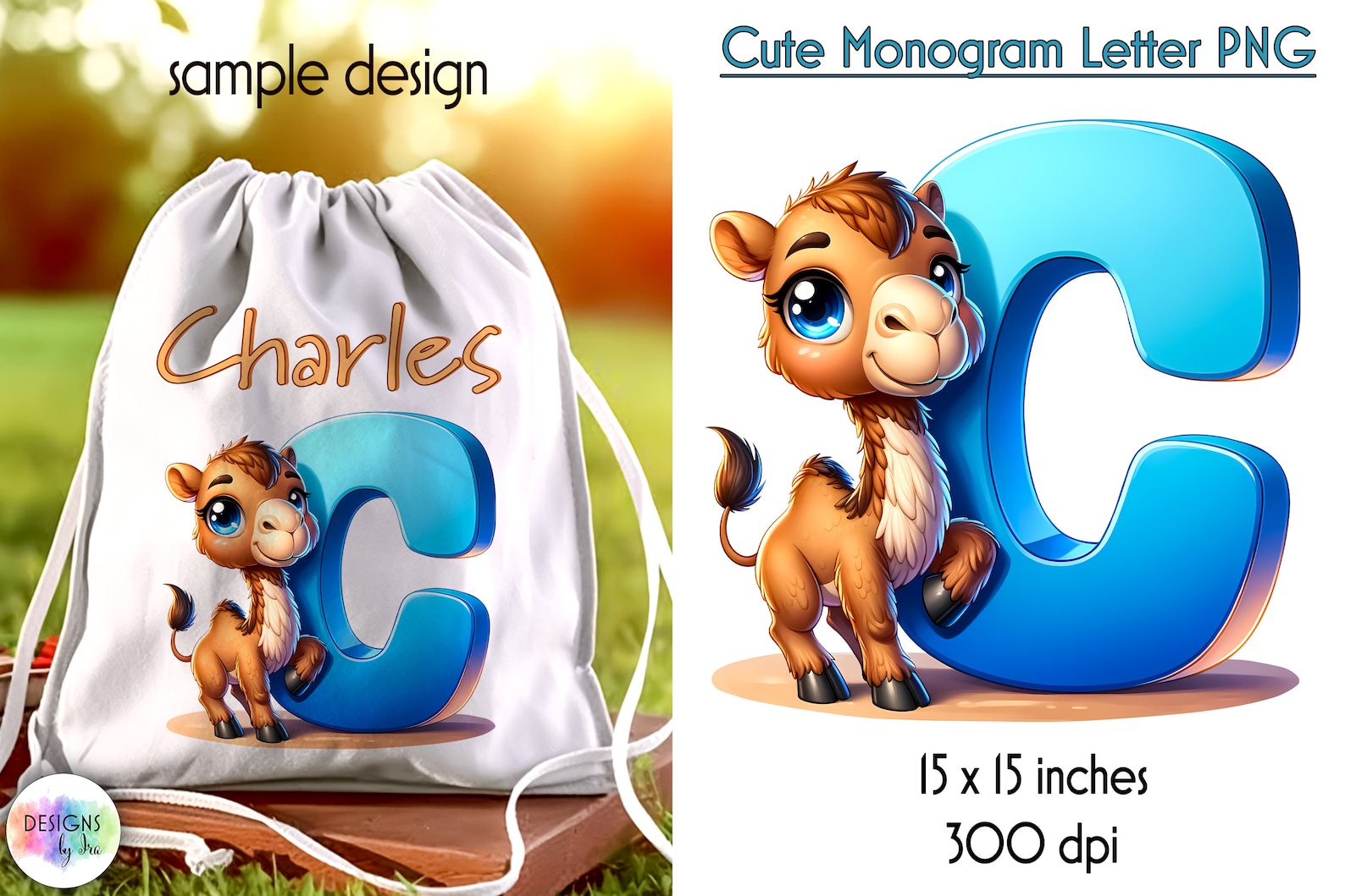 Nursery Alphabet Sublimation Bundle | Cute Kids Monogram Bundle | Baby ...