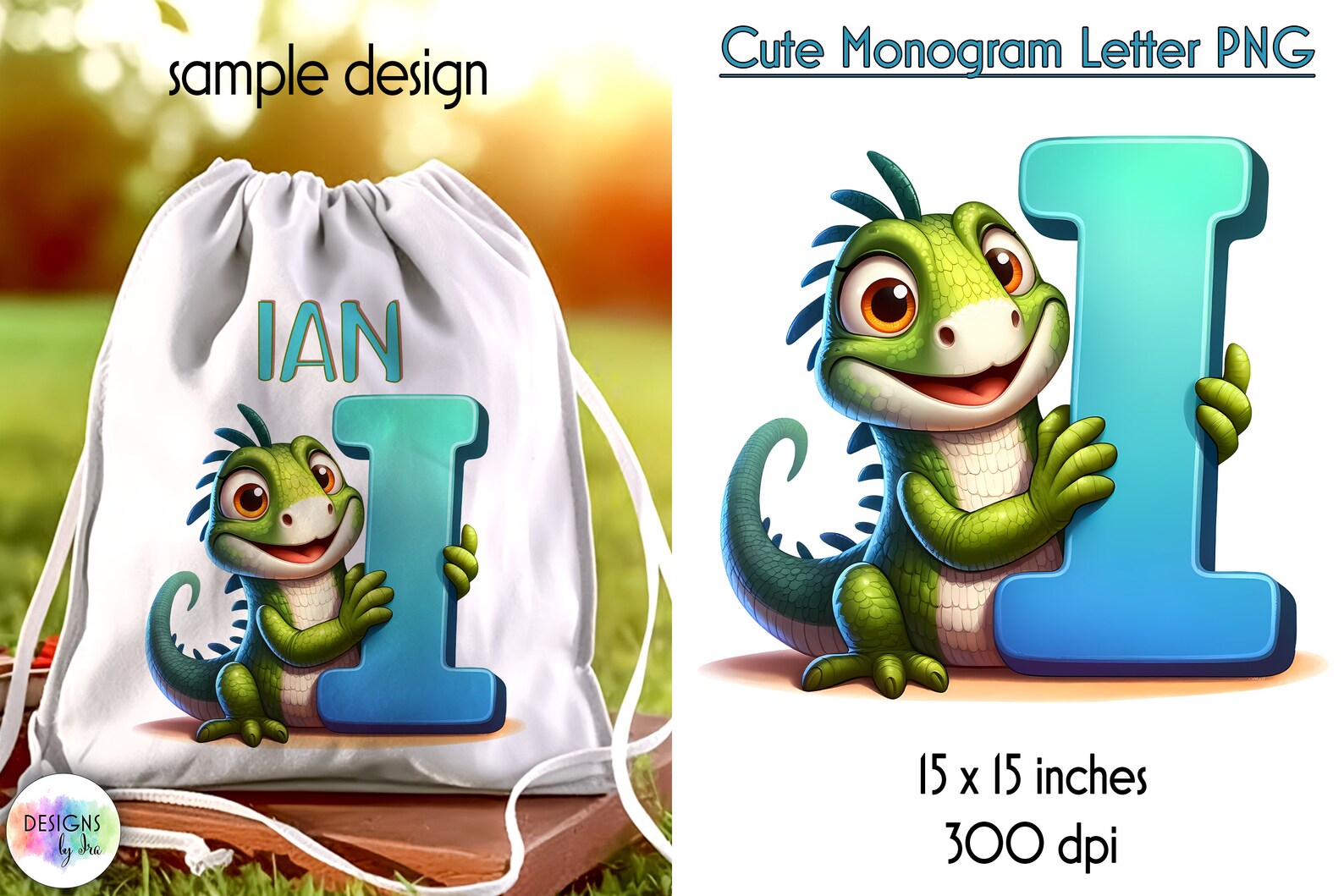 Nursery Alphabet Sublimation Bundle | Cute Kids Monogram Bundle | Baby ...
