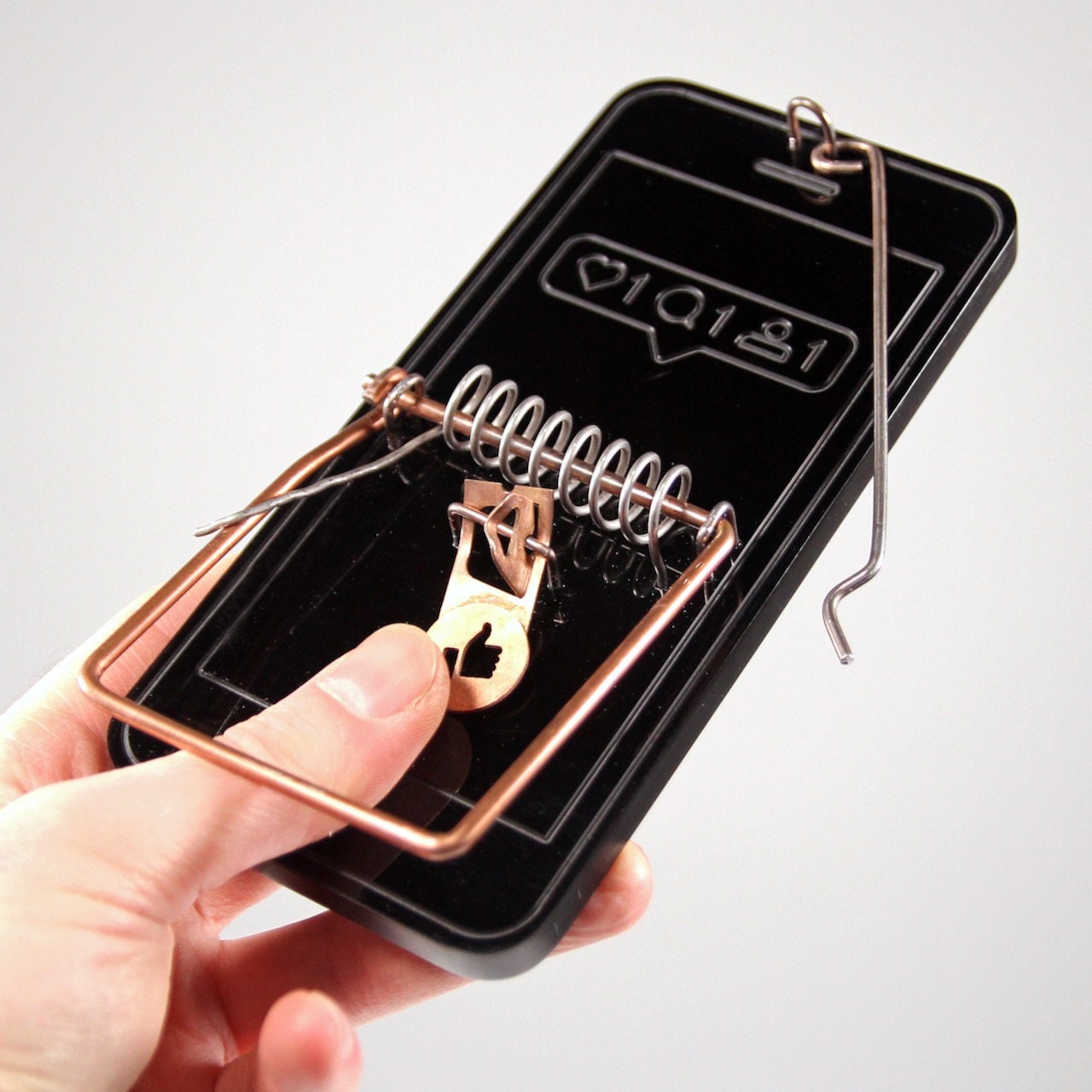 Clickbait Interactive Mobile Phone Trap Sculpture From Nemo Gould - Etsy