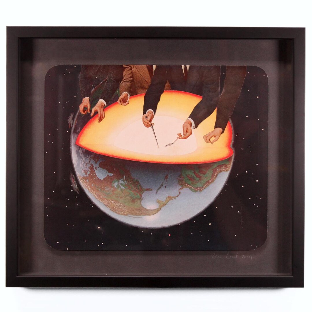 Dig in - Hand Cut High-relief Collage - Etsy