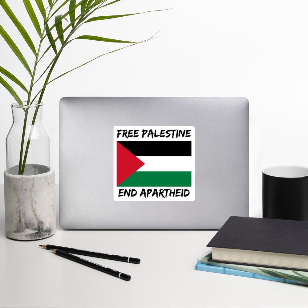 Free Palestine End Apartheid Sticker 3in 4in & 5.5in - Etsy
