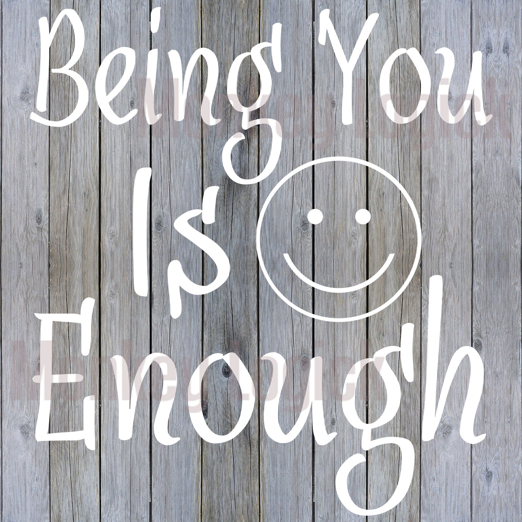 Being You is Enough PNG Digital Download - Etsy
