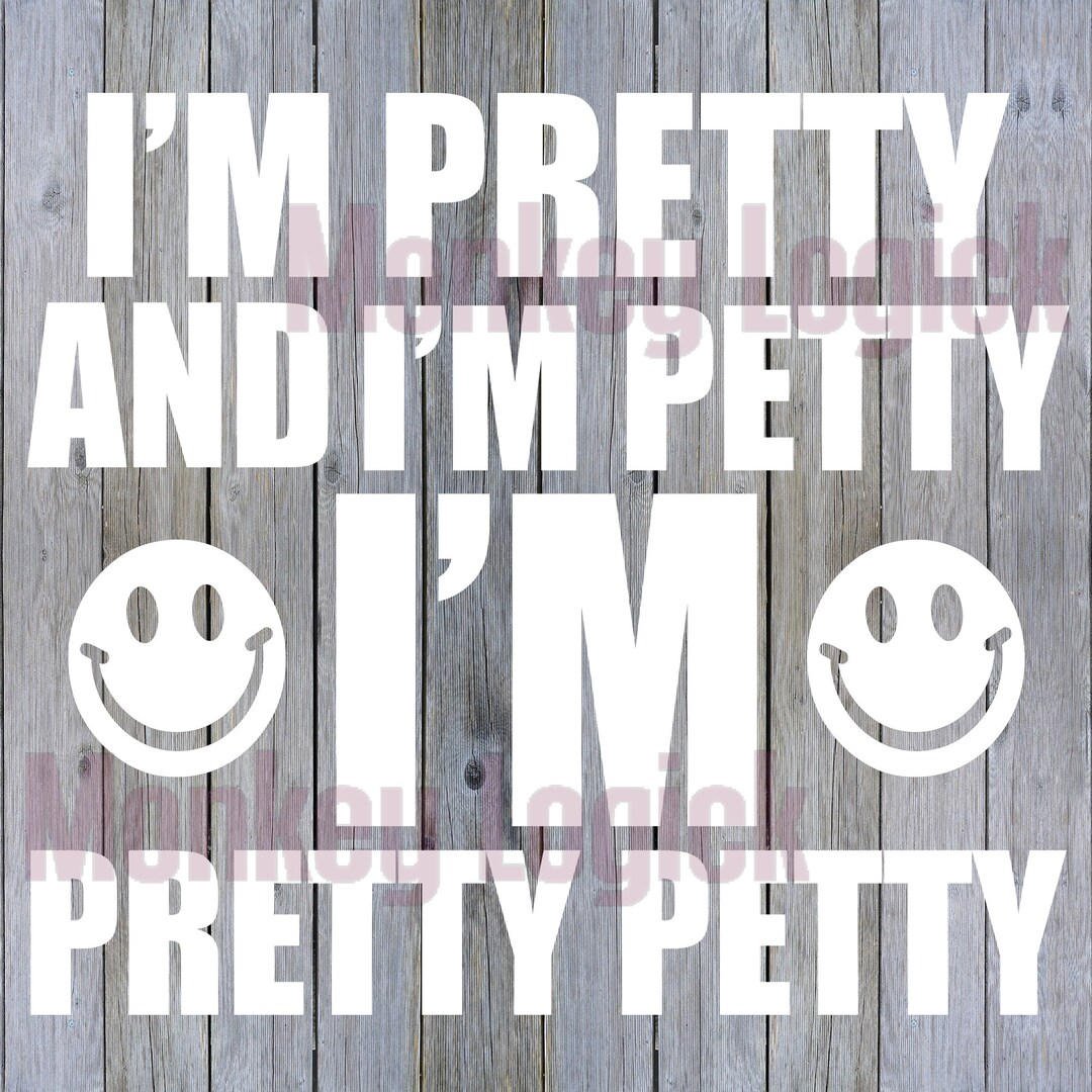Pretty Petty PNG Digital Download - Etsy