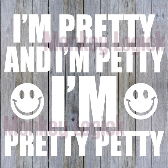 Pretty Petty PNG Digital Download | Etsy