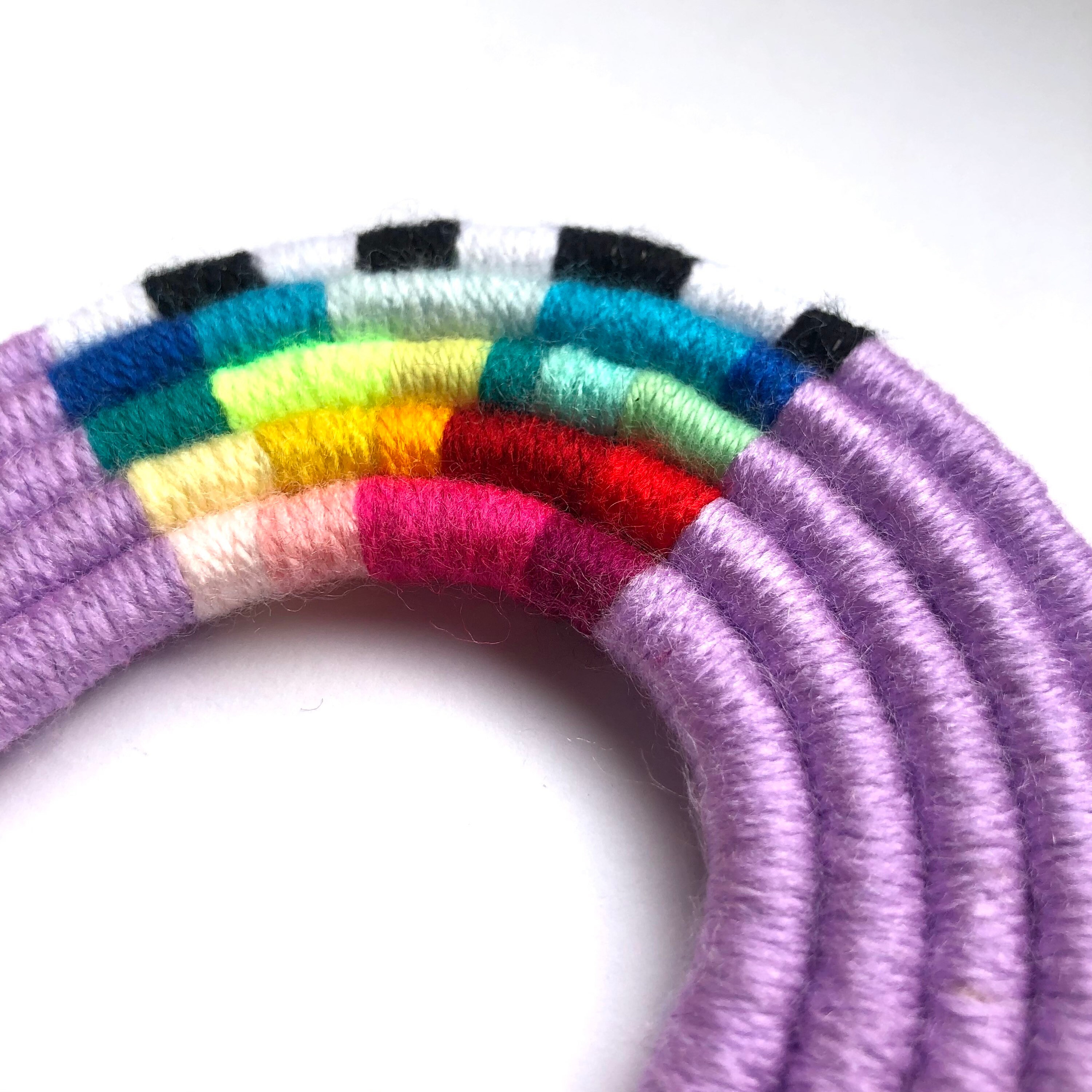 COLOUR SPLASH Boho Macrame Rainbow Wall Hanging Mothers Day - Etsy Ireland