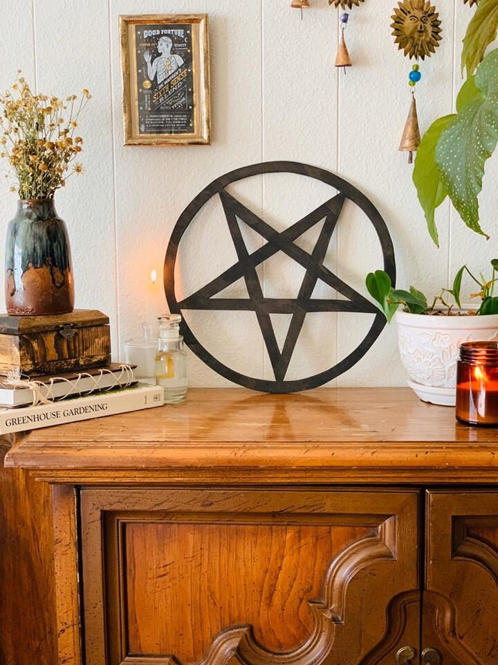 Wicker Pentagram - Etsy