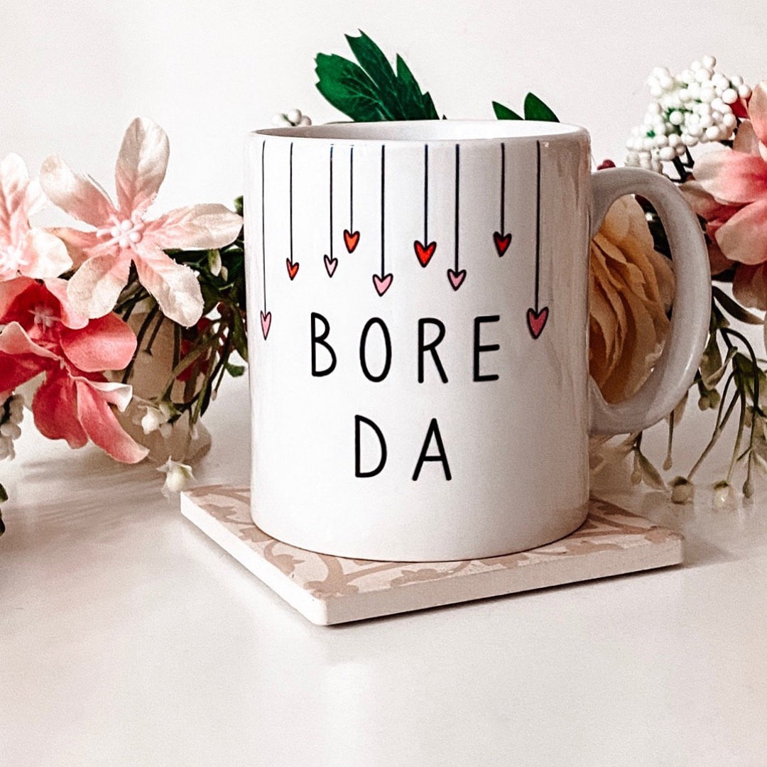 Bore Da / Good Morning Mug | Welsh Gift, Cymraeg - Etsy