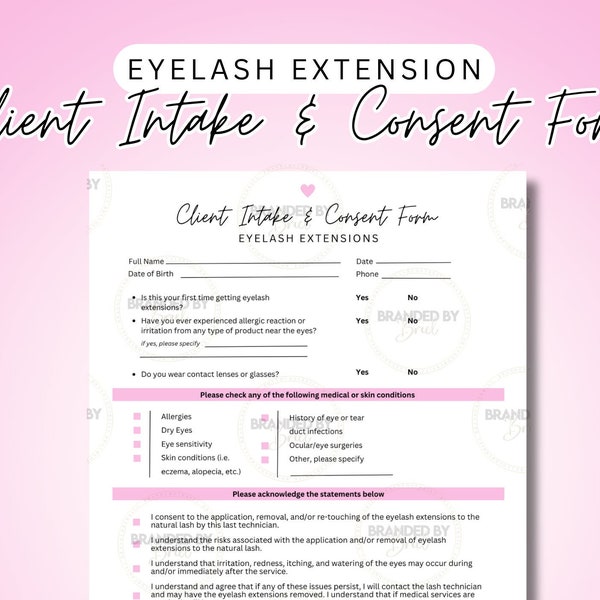 Simple Hyaluronic Pen Consent Form PRINTABLE & DOWNLOADABLE - Etsy