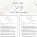 EDITABLE Simple Eyelash Lift Consent Form - Etsy