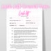 Simple Client Intake Form and Client Self-assessment for Estheticians PRINTABLE & DOWNLOADABLE ...