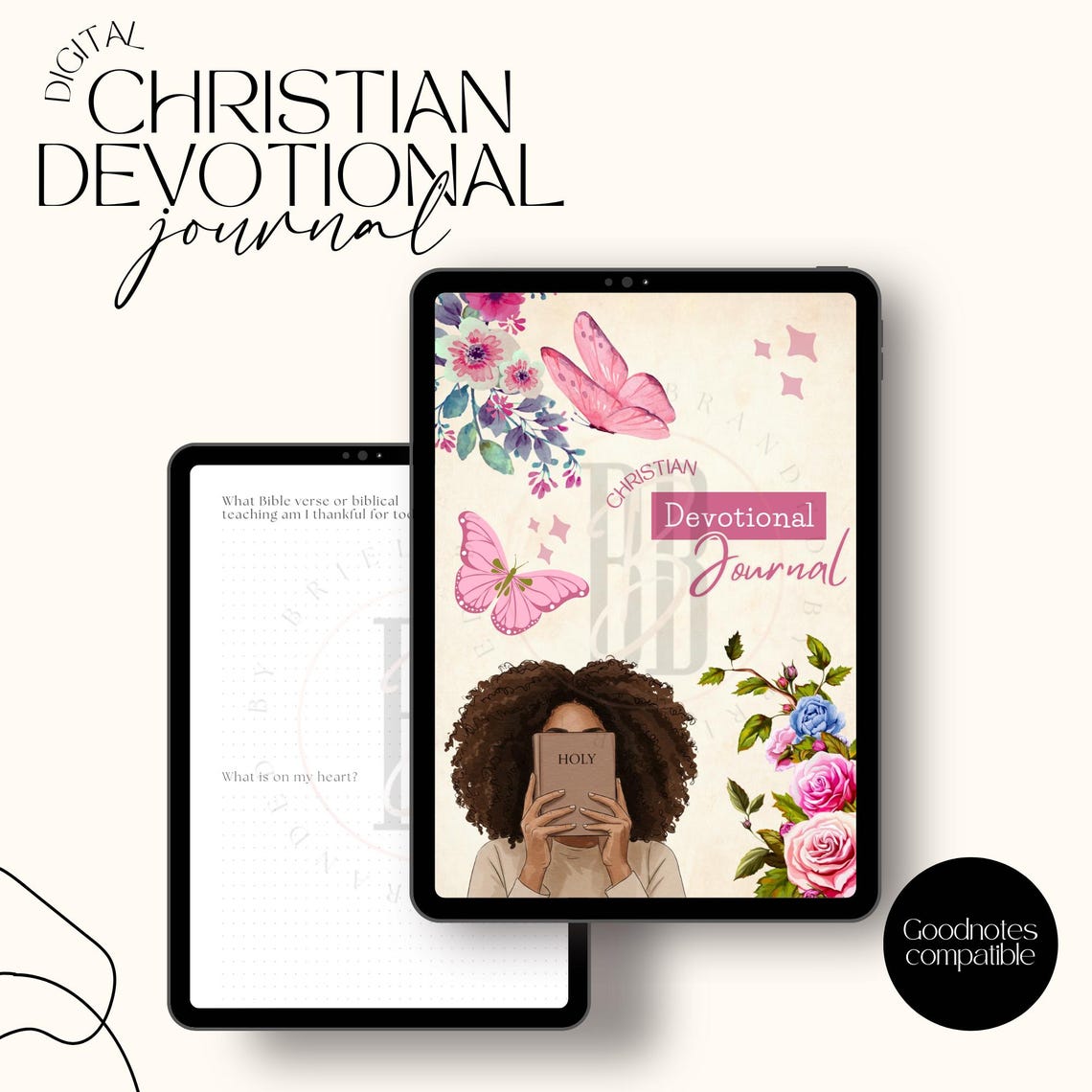 Digital Christian Devotional and Bible Study Faith Journal Goodnotes ...