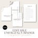 Editable Emergency Binder Template - Etsy