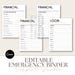 Editable Emergency Binder Template - Etsy