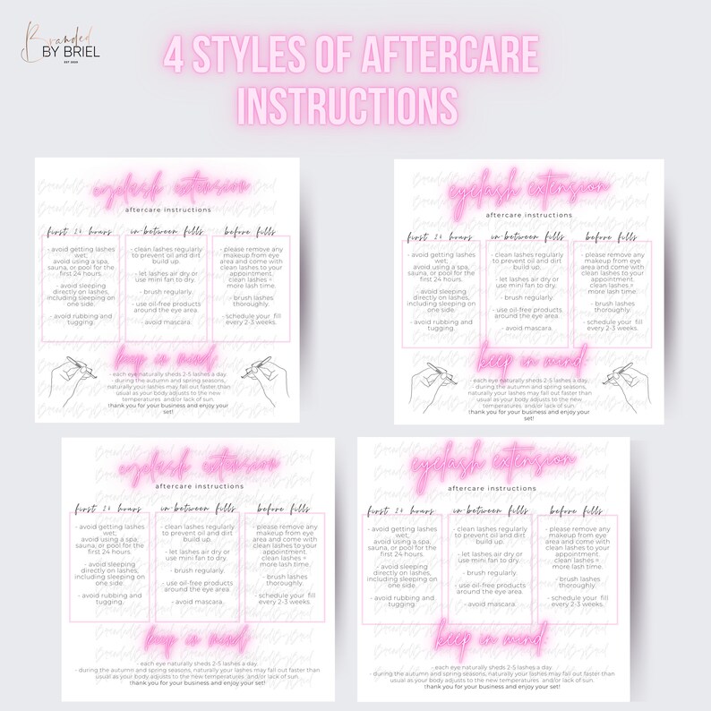 Eyelash Extensions Consent Form PRINTABLE & DOWNLOADABLE | Etsy