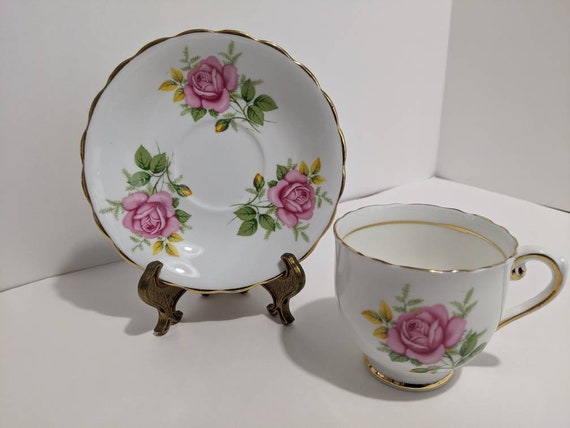 Vintage Clare Teacup and Saucer - Etsy