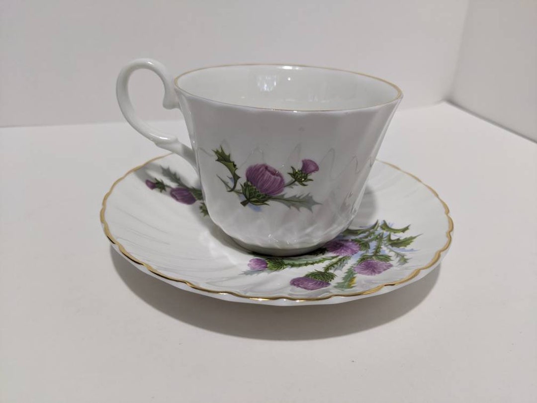 Vintage Royal Stuart Teacup and Saucer From England - Etsy