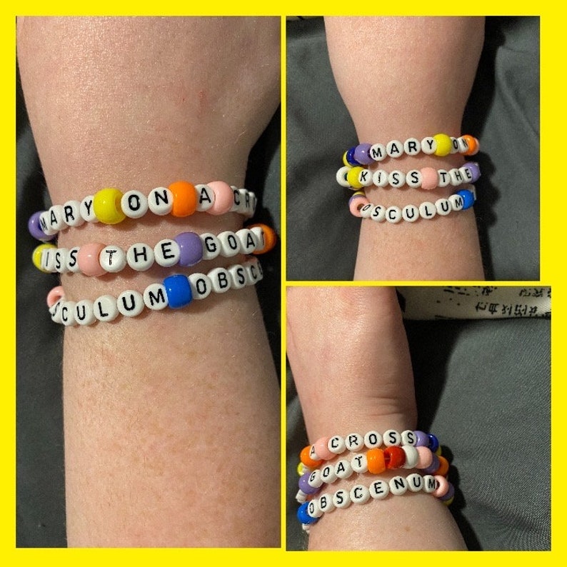 Ghost Band Kandi Bracelet - Etsy