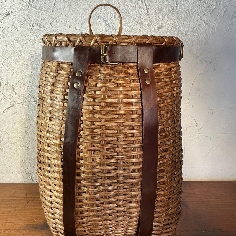 Basket Backpack - Etsy
