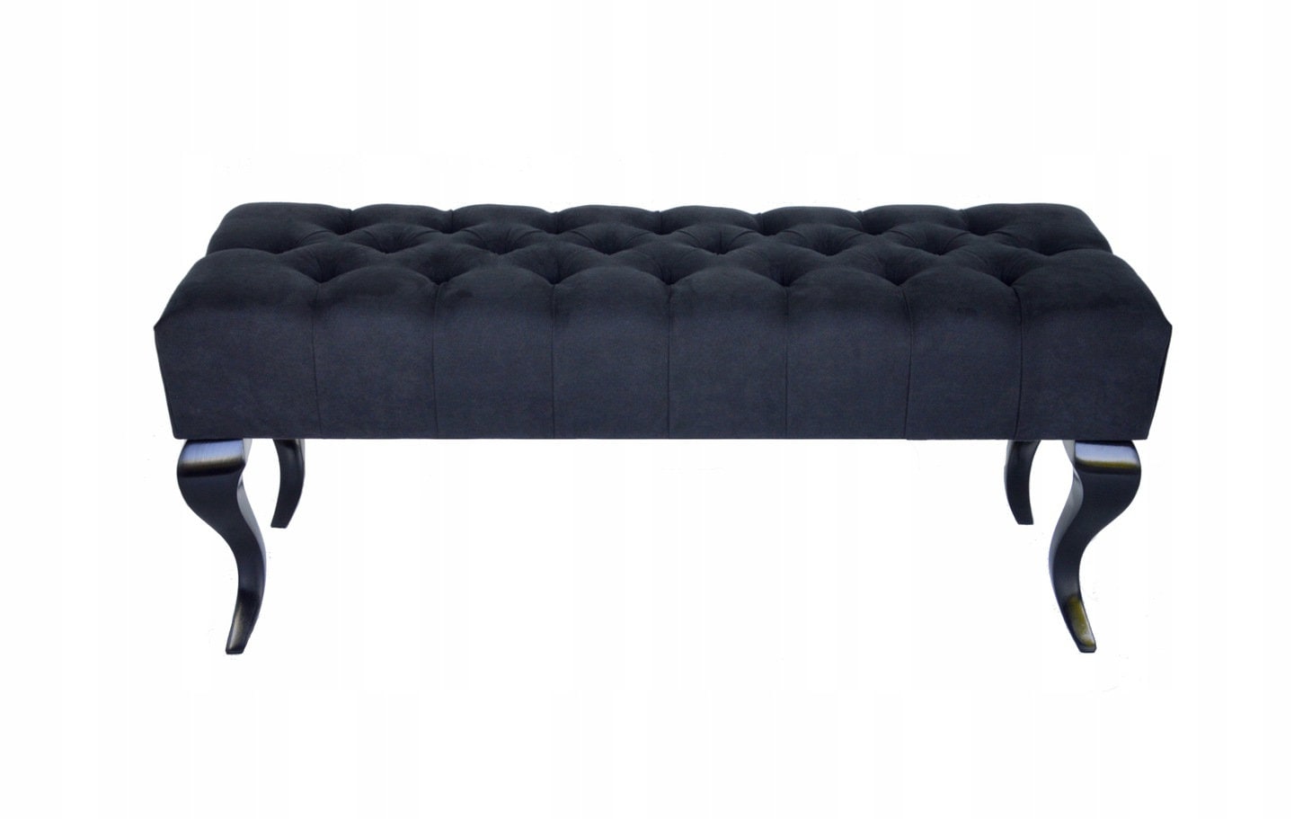 Bench Puff Furniture Upholstered Handmade Chesterfield Pouffe Buttoned ...
