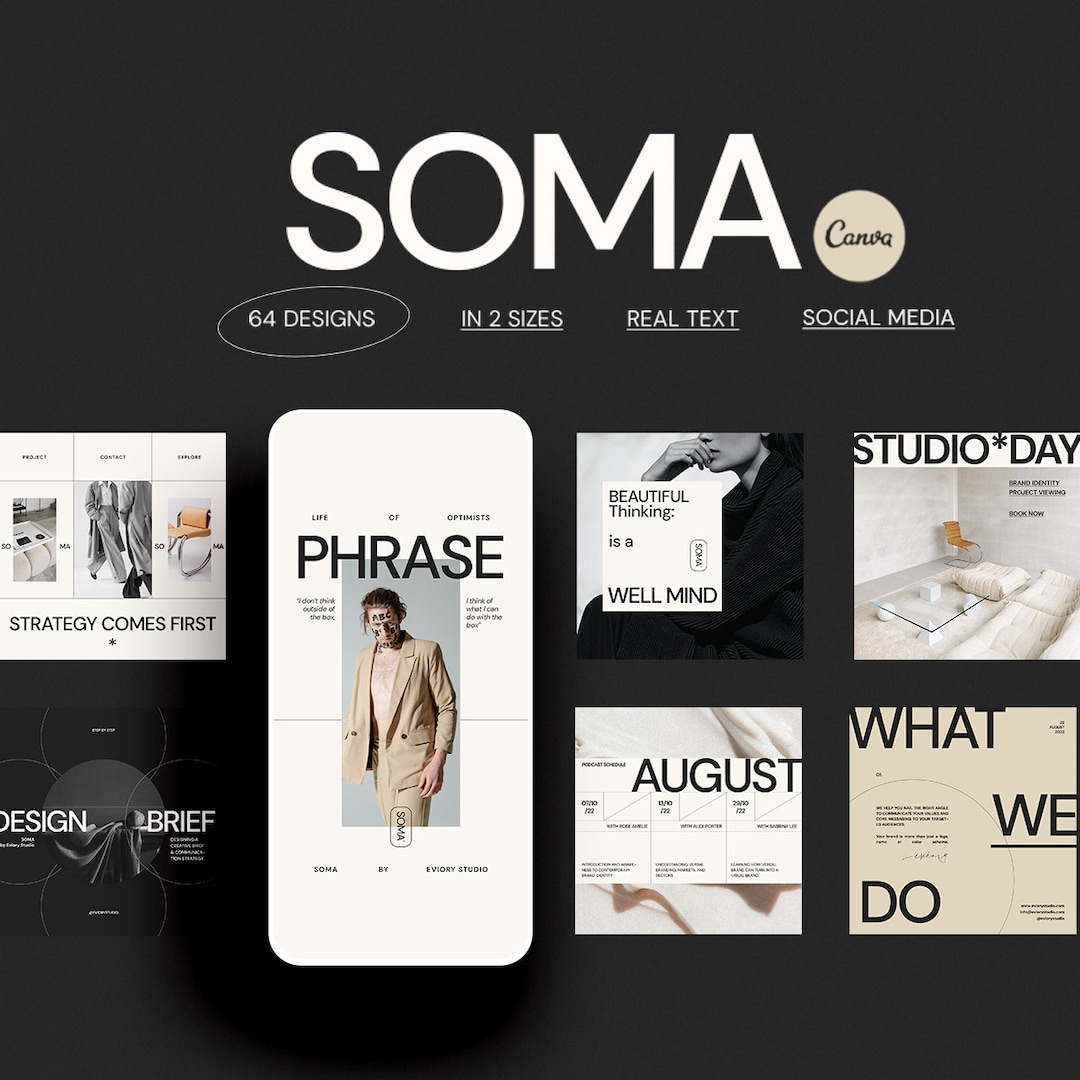 Instagram Template Canva. Instagram for Branding. Canva Template ...